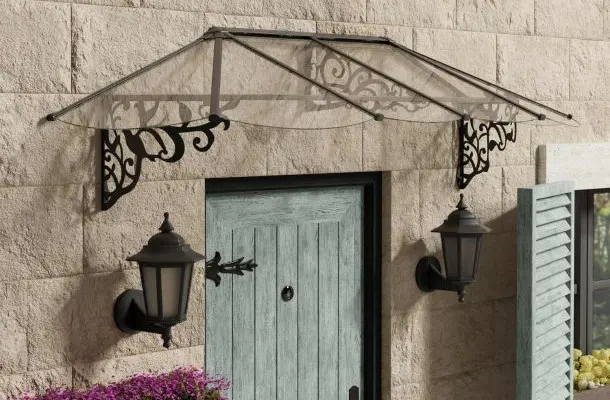 Lily Door Awning - Polycarbonate Roofing
