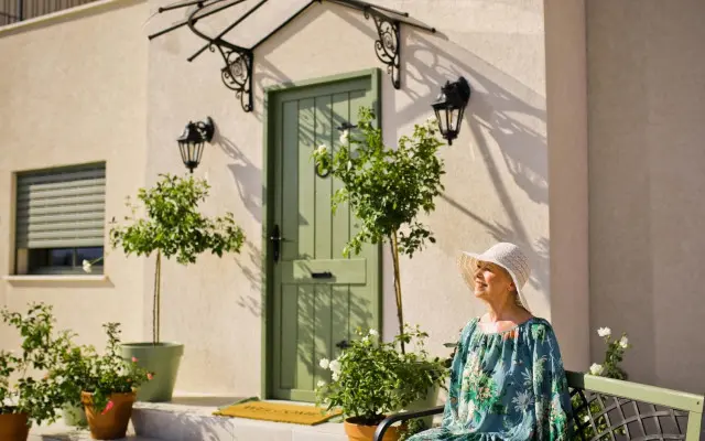 Lily Door Awning - Polycarbonate Roofing